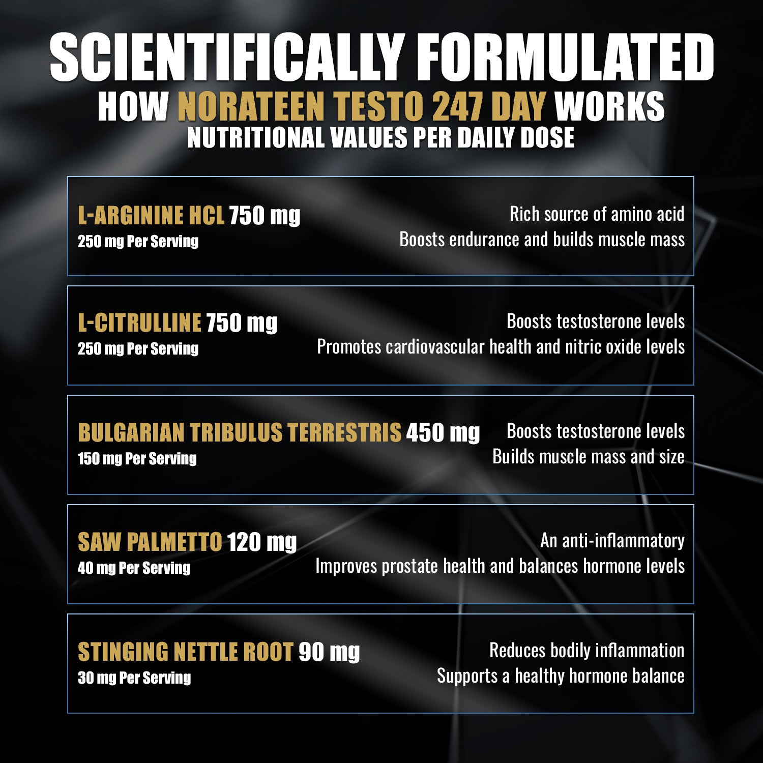 Norateen® Testo 247 DAY – LA Muscle - USA